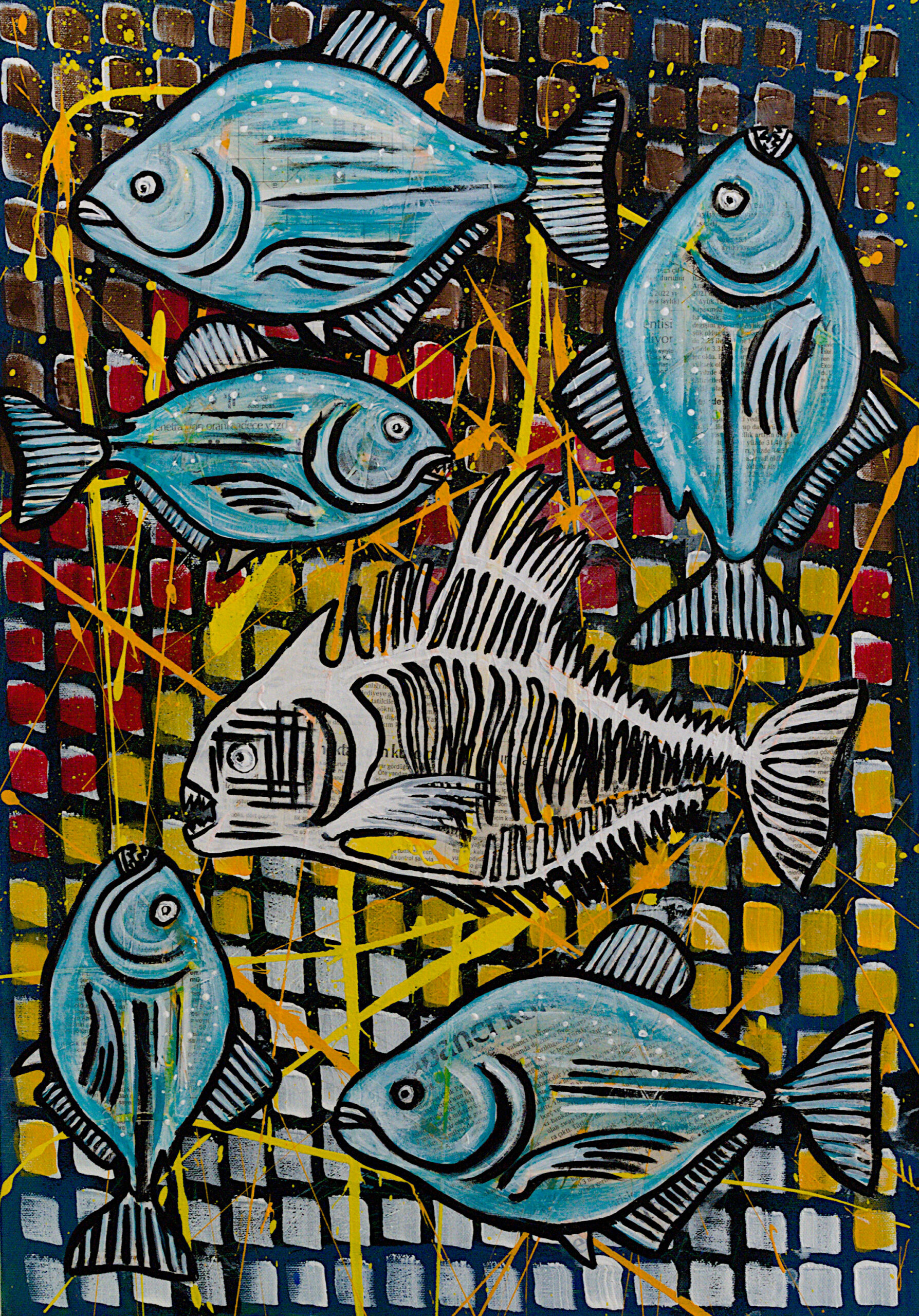 Weird fishes - Pigritudous Art
